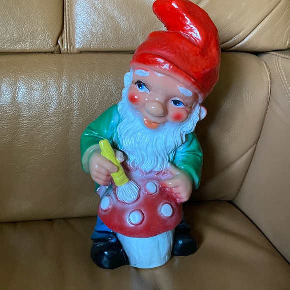 None | Accents | Vintage Germany Plastic Gardening Gnome | Poshmark